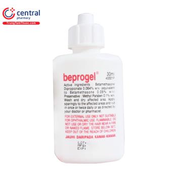 [CHÍNH HÃNG] Thuốc Beprogel 30ml điều trị viêm da, herpes