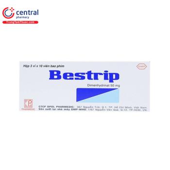 [CHÍNH HÃNG] Bestrip - Phòng và điều trị buồn nôn, nôn và chóng mặt.