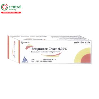 Thuốc Betaprosone Cream 0,05% điều trị bệnh chàm và các dạng viêm da