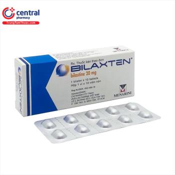 Thuốc Bilaxten 20mg: công dụng, liều dùng, lưu ý khi sử dụng
