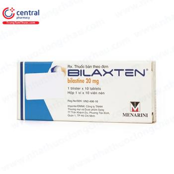 Thuốc Bilaxten 20mg: công dụng, liều dùng, lưu ý khi sử dụng