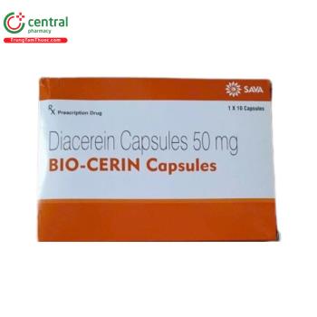 Thuốc Bio-Cerin Capsules 50mg điều trị thoái hóa khớp, viêm xương khớp