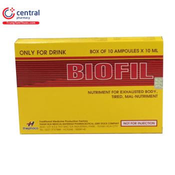 Thuốc Biofil kích thích ngon miệng, nâng cao thể trạng