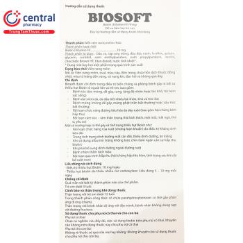 [CHÍNH HÃNG] Thuốc Biosoft 10mg điều trị cơ thể thiếu hụt Biotin