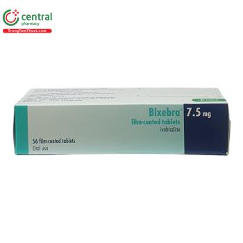 Thuốc Bixebra 7.5mg - điều trị đau thắt ngực ổn định mạn tính