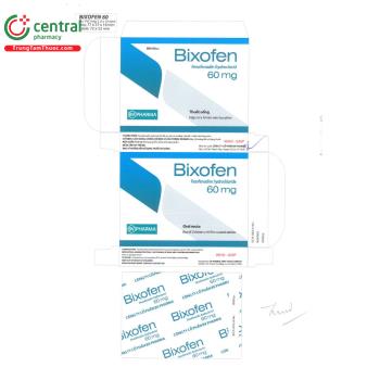 Thuốc Bixofen 60mg - Giảm các triệu chứng viêm mũi dị ứng theo mùa