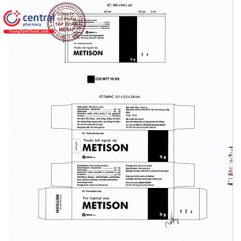 [CHÍNH HÃNG] Thuốc bôi ngoài da Metison 10g trị viêm da