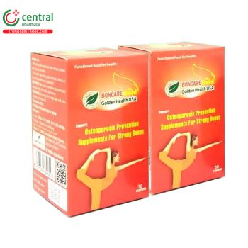 Thuốc Boncare Gold bổ sung canxi để bảo vệ xương và phòng ngừa loãng xương