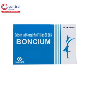 [CHÍNH HÃNG] Thuốc Boncium cung cấp Calci và Vitamin D3