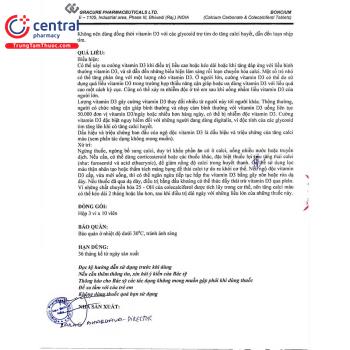 [CHÍNH HÃNG] Thuốc Boncium cung cấp Calci và Vitamin D3