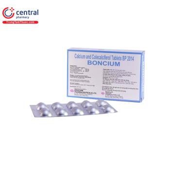 [CHÍNH HÃNG] Thuốc Boncium cung cấp Calci và Vitamin D3
