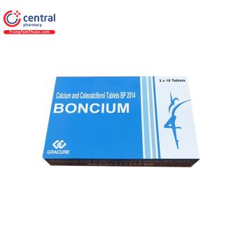 [CHÍNH HÃNG] Thuốc Boncium cung cấp Calci và Vitamin D3