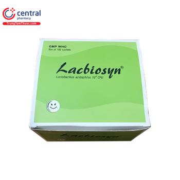 [CHÍNH HÃNG] Thuốc bột Lacbiosyn (Hộp 100 gói x 1g) trị tiêu chảy