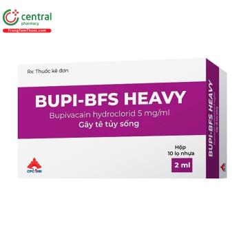 Thuốc Bupi-BFS Heavy gây tê tủy sống ở người lớn và trẻ em