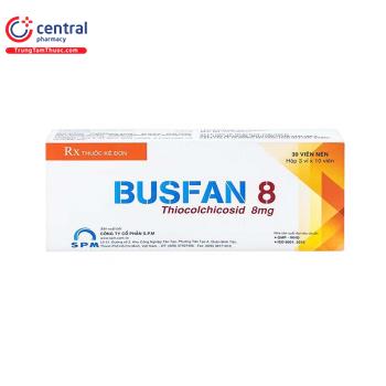 [CHÍNH HÃNG] Thuốc Busfan 8 giảm đau do co cứng cơ khớp