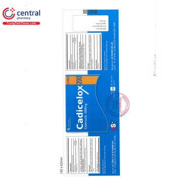 [CHÍNH HÃNG] Thuốc Cadicelox 200 US giảm đau do viêm xương khớp