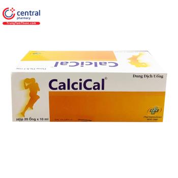 [CHÍNH HÃNG] Thuốc Calcical 10ml giúp bổ sung calci, magie