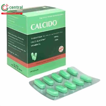 Thuốc Calcido điều trị và dự phòng loãng xương ở phụ nữ, người cao tuổi
