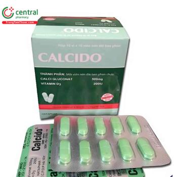 Thuốc Calcido điều trị và dự phòng loãng xương ở phụ nữ, người cao tuổi