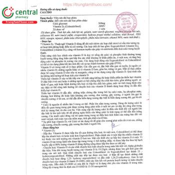 Thuốc Calcido điều trị và dự phòng loãng xương ở phụ nữ, người cao tuổi