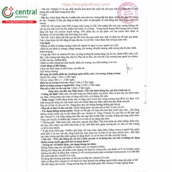 Thuốc Calcido điều trị và dự phòng loãng xương ở phụ nữ, người cao tuổi