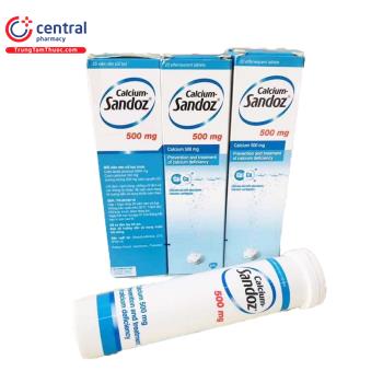 [CHÍNH HÃNG] Thuốc Calcium Sandoz 500mg - Thuốc bổ sung Calci