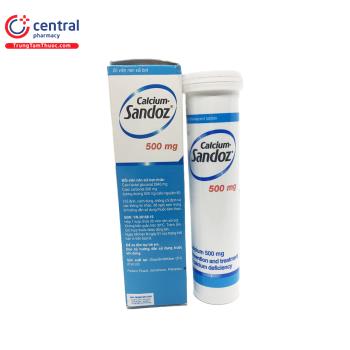 [CHÍNH HÃNG] Thuốc Calcium Sandoz 500mg - Thuốc bổ sung Calci