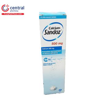 [CHÍNH HÃNG] Thuốc Calcium Sandoz 500mg - Thuốc bổ sung Calci