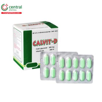Thuốc Calvit-D DHG điều trị và phòng ngừa còi xương, loãng xương