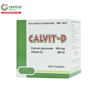 Thuốc Calvit-D DHG điều trị và phòng ngừa còi xương, loãng xương