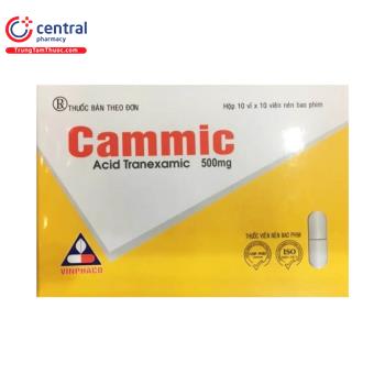 Thuốc viên Cammic 500mg (Viên) giúp ngăn ngừa và điều trị chảy máu