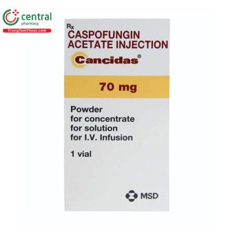 Thuốc Cancidas (caspofungin) điều trị nhiễm nấm giá bao nhiêu