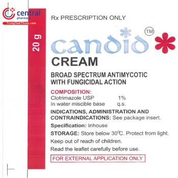 [CHÍNH HÃNG] Kem bôi da Candid Cream 20g - Hết nấm da, hết muộn phiền