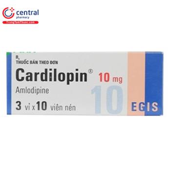 [CHÍNH HÃNG] Thuốc Cardilopin 10mg - Chống đau thắt ngực hiệu quả