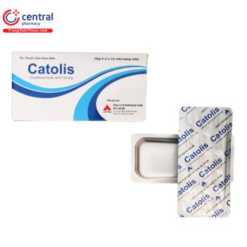 Thuốc Catolis 150 trị sỏi mật do cholesterol, bệnh gan ứ mật mạn tính