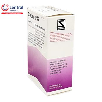 [CHÍNH HÃNG] Thuốc Cebrex S 80mg điều trị rối loạn tuần hoàn não