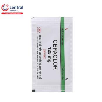 [CHÍNH HÃNG] Thuốc Cefaclor 125mg dùng để điều trị nhiễm khuẩn