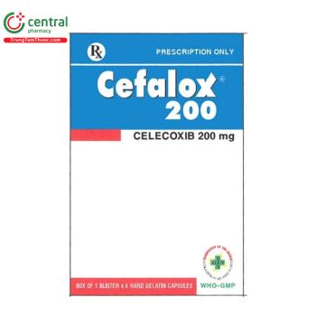 Thuốc Cefalox 200 - Điều trị triệu chứng viêm khớp dạng thấp, đau cấp