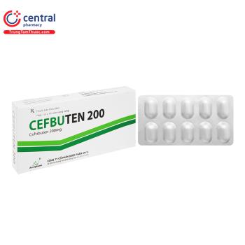[CHÍNH HÃNG] Thuốc Cefbuten 200 Am Vi điều trị nhiễm khuẩn hô hấp