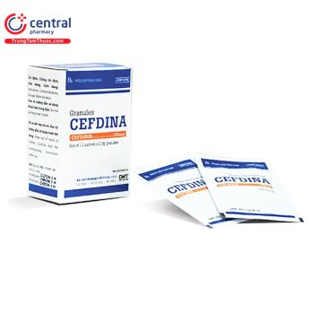 [CHÍNH HÃNG] Thuốc Cefdina 125 kháng sinh trị viêm nang lông