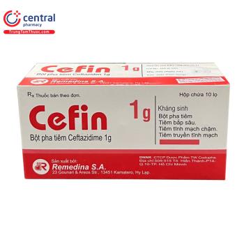 [CHÍNH HÃNG] Thuốc Cefin 1g - Giải pháp điều trị nhiễm khuẩn nặng