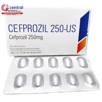 [CHÍNH HÃNG] Thuốc Cefprozil 250-US - Điều trị viêm tai giữa cấp