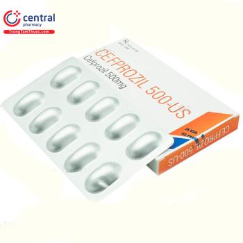 [CHÍNH HÃNG] Thuốc Cefprozil 500-US - Không lo viêm tai giữa cấp