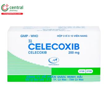 Thuốc Celecoxib 200mg Mipharmco kháng viêm, giảm đau ở viêm xương khớp
