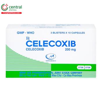 Thuốc Celecoxib 200mg Mipharmco kháng viêm, giảm đau ở viêm xương khớp