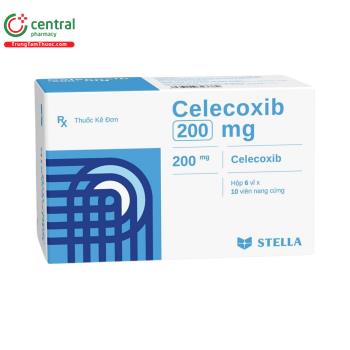 Thuốc Celecoxib 200mg Stella điều trị giảm đau, chống viêm