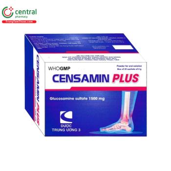Thuốc Censamin Plus giảm triệu chứng của thoái hoá khớp gối nhẹ