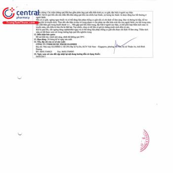 [CHÍNH HÃNG] Thuốc Cephalothin 2g điều trị nhiễm khuẩn