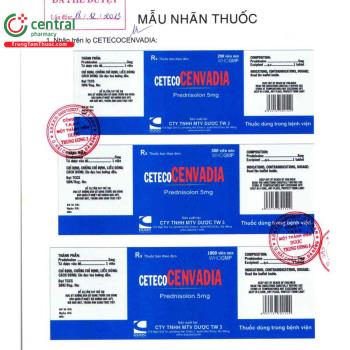 Thuốc Ceteco Cenvadia trị viêm khớp dạng thấp và các thể viêm mạch