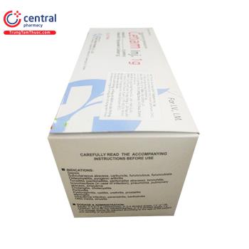 [CHÍNH HÃNG] Thuốc Cetiam Inj. 1g - điều trị nhiễm khuẩn